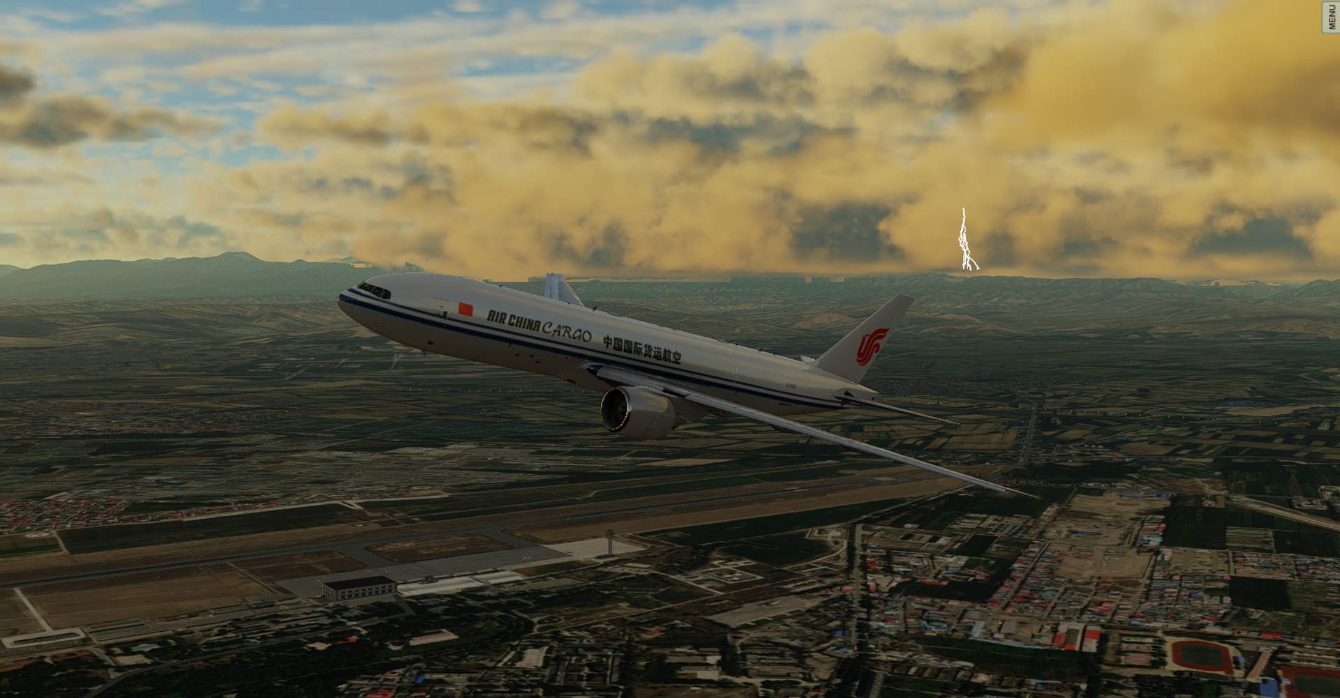 Air China Cargo (CAO) B777LRF FlightFactor 777-F Flag Carrier Livery ...