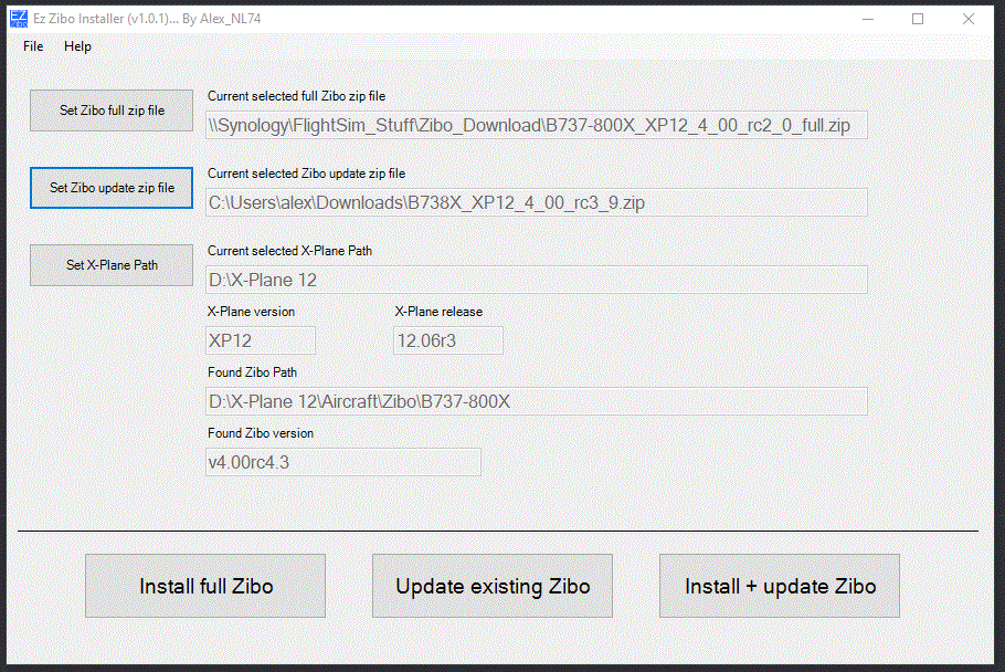 EzZibo Installer. - ZIBO B738-800 modified - X-Plane.Org Forum