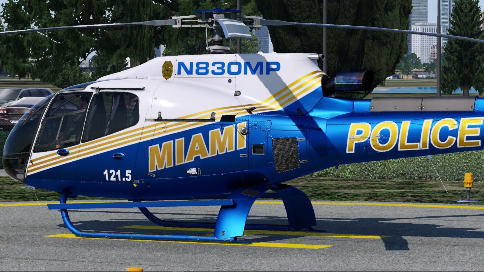 HSF EC130 B4 City Of Miami Police Helicopter Livery N380MP - Aircraft ...