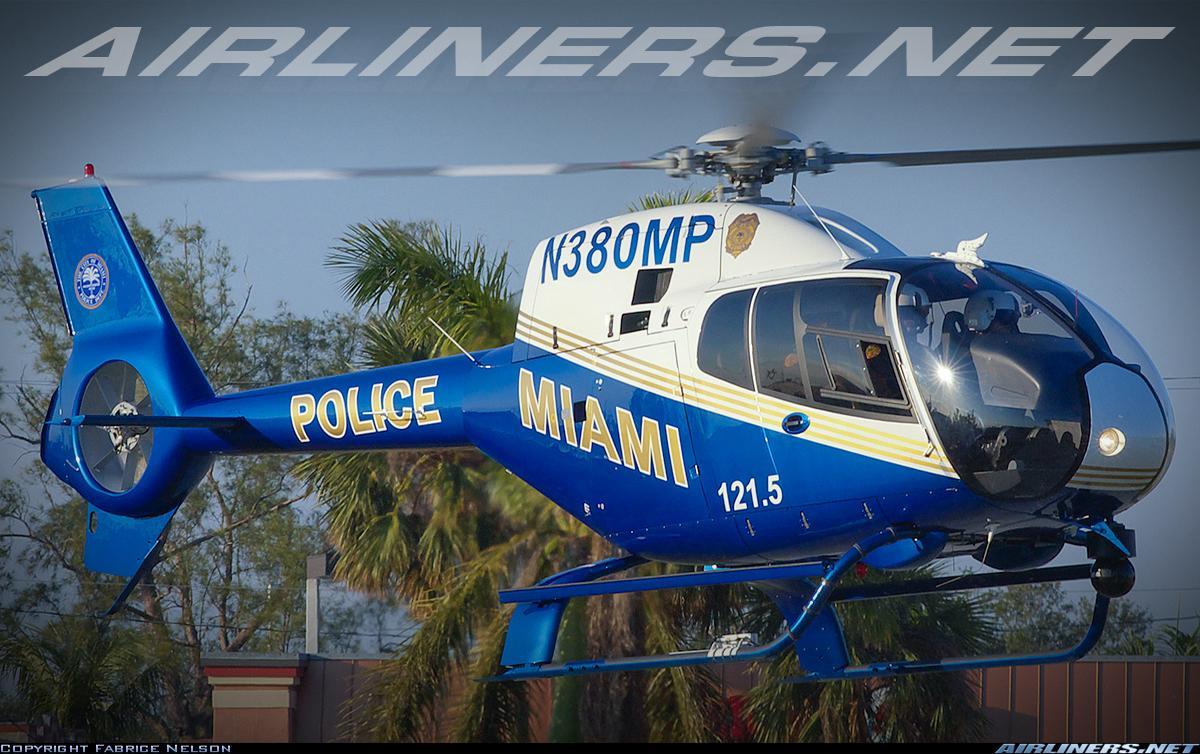HSF EC130 B4 City Of Miami Police Helicopter Livery N380MP - Aircraft ...