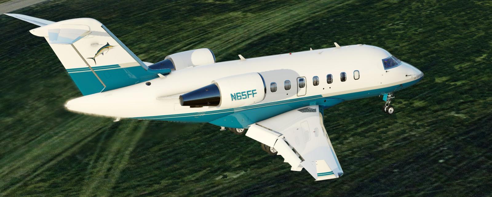 N65FF / Marlin - Hot Start Challenger 650 - Aircraft Skins - Liveries ...