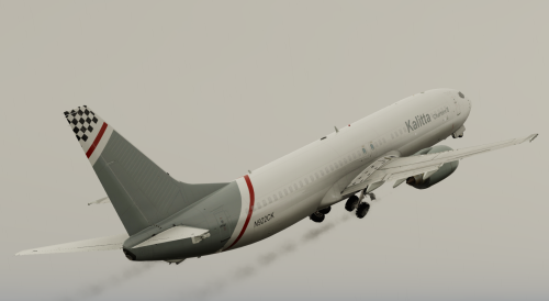Kalitta Charters II "chequered tail" livery for Zibo B737-800 ...