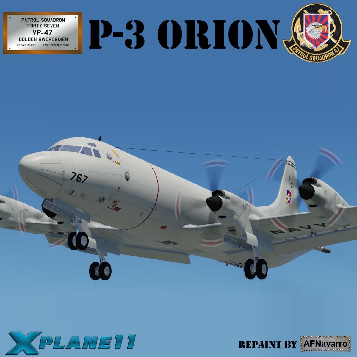 Livery US NAVY VP-47 for P-3C Orion XP11 - Aircraft Skins - Liveries ...