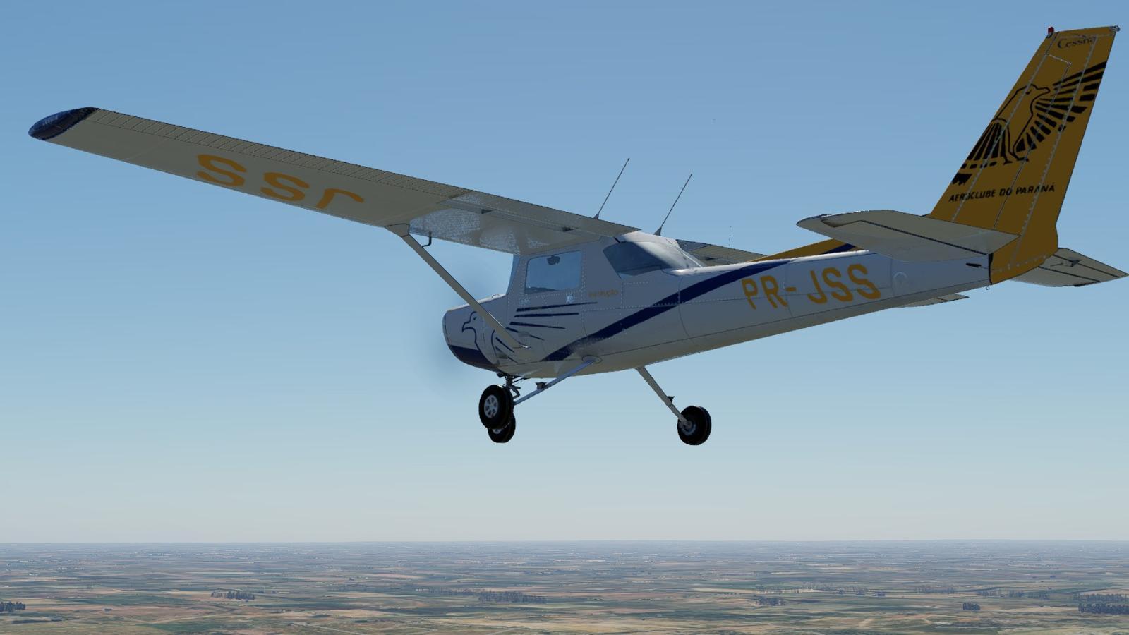 ZL Simulation: Cessna 152 Aeroclube Do Parana Flight School TRIPLE ...