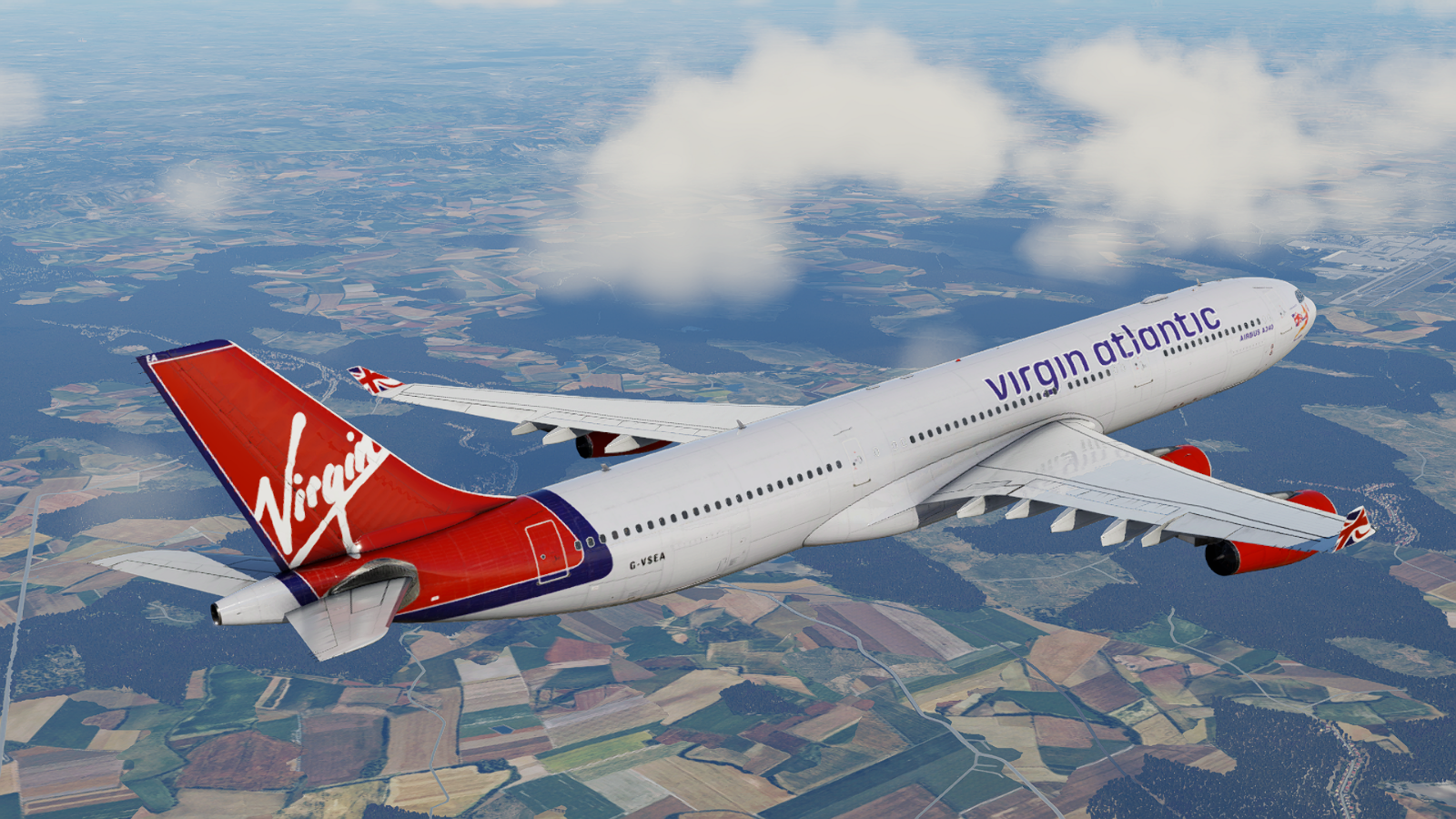 Virgin Atlantic 1999 [G-VSEA] [4K/8K] (X-Works A340-300) - Aircraft ...