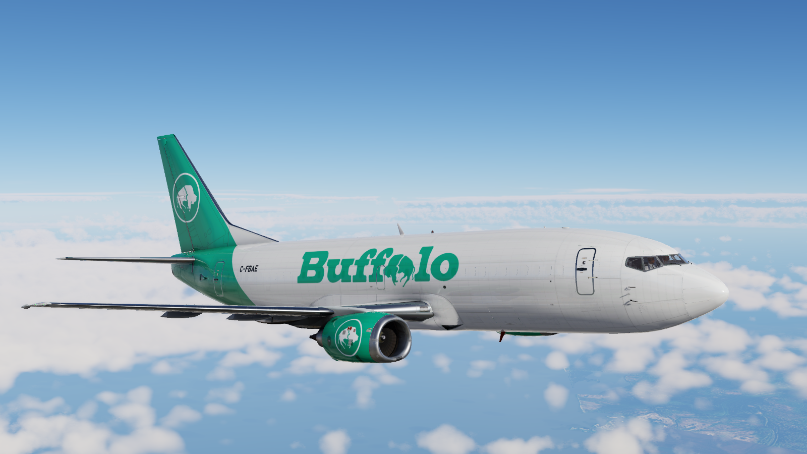 Buffalo Airways C-FBAE - IXEG 737 Classic (Plus) - Aircraft Skins ...