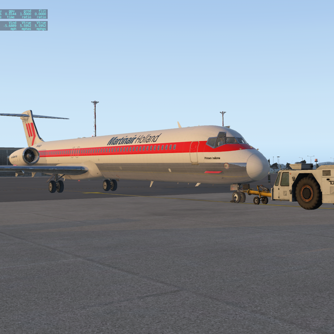 Laminar Research default MD-82 (DC-9 Super 82) Martinair Holland ...