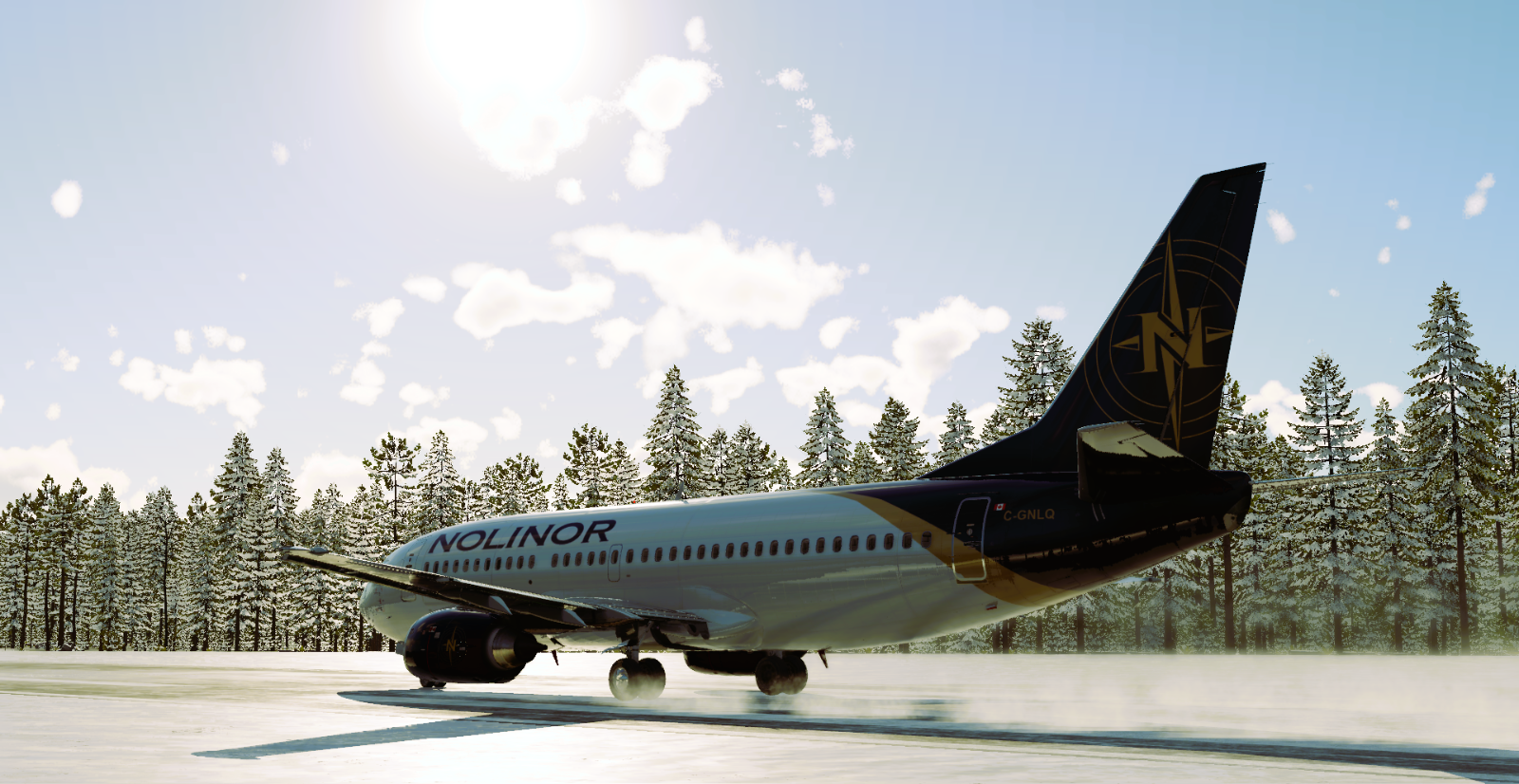 IXEG Boeing 737-300 Classic Plus - Nolinor Aviation C-GNLQ (Combi ...