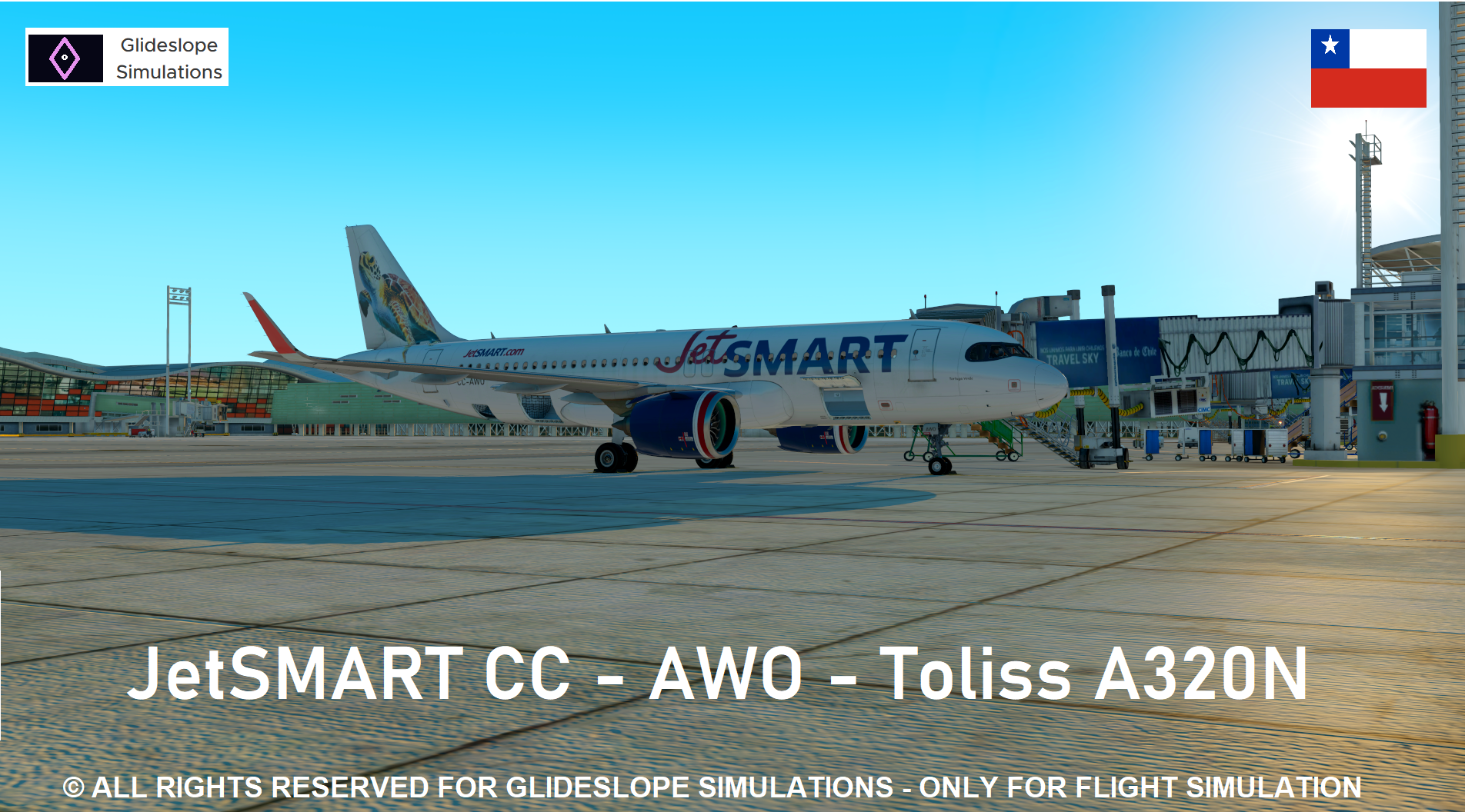 [ToLiss A20N] JetSMART Chile / CC-AWO - Tortuga Verde | Glideslope ...