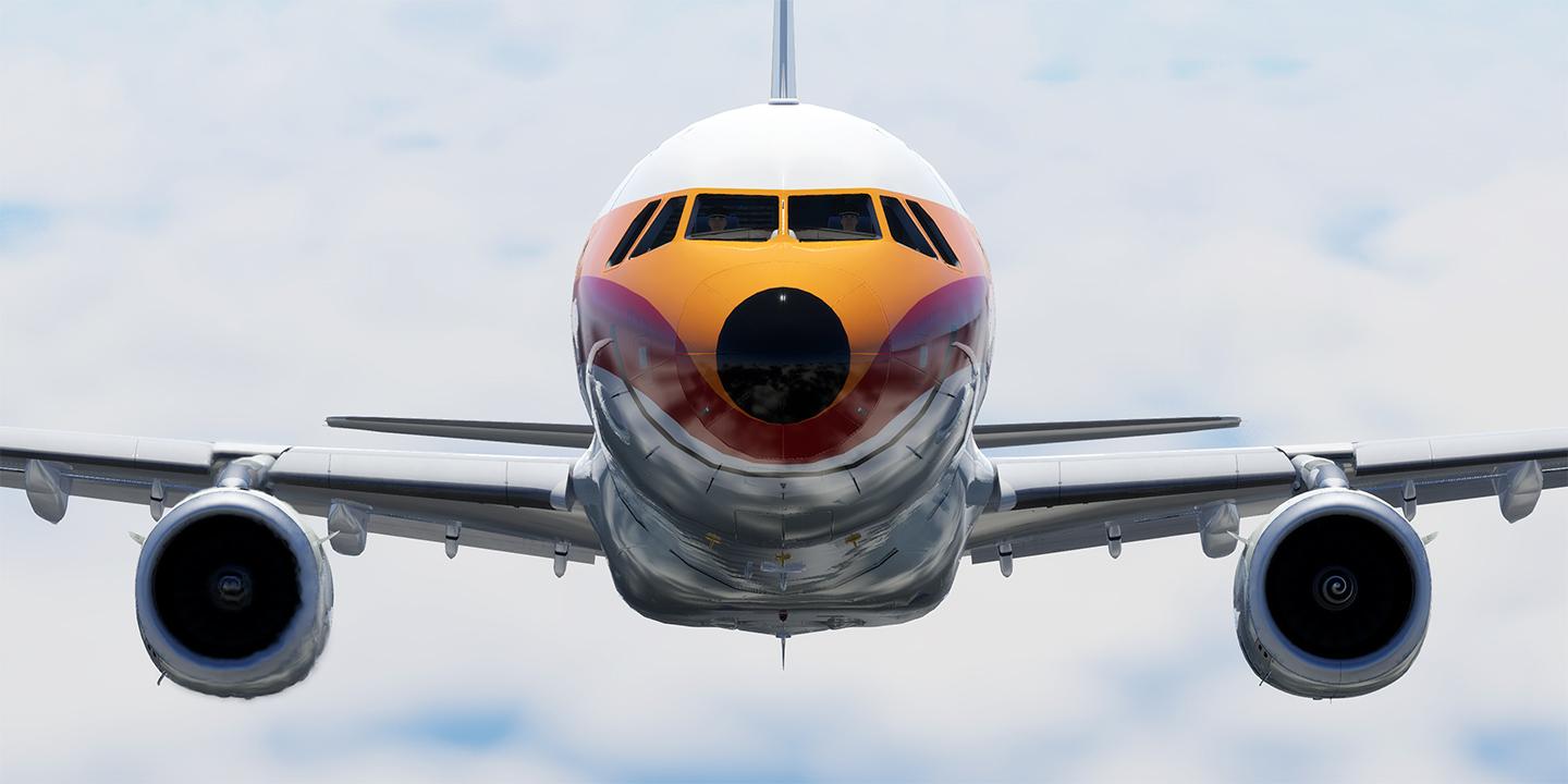 Toliss A321-200 AA PSA Heritage (N582UW) UHD 8K and 4K textures ...