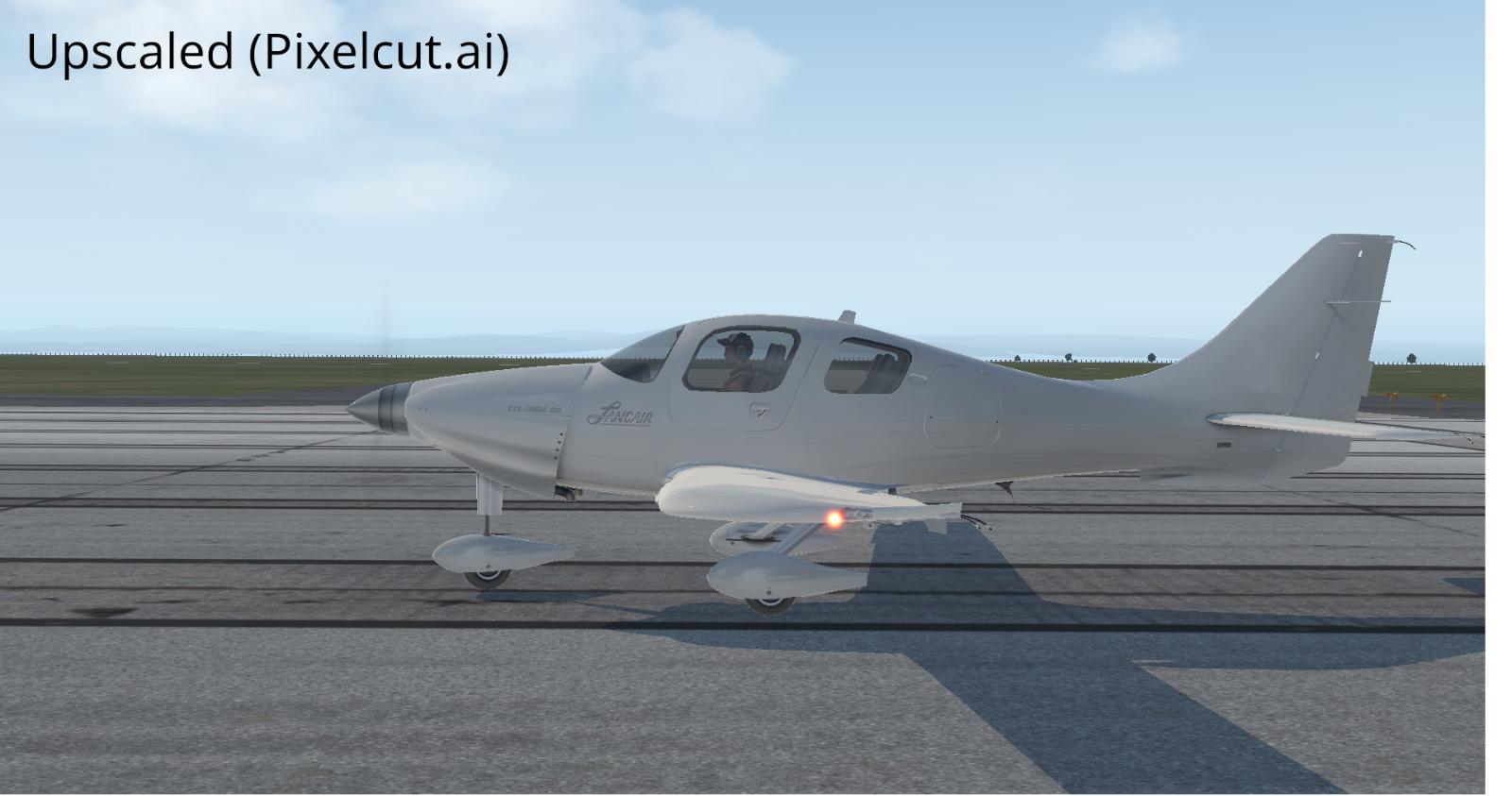Laminar (and dmax3d) Columbia 400/Cessna 400 Upscaled (full white ...