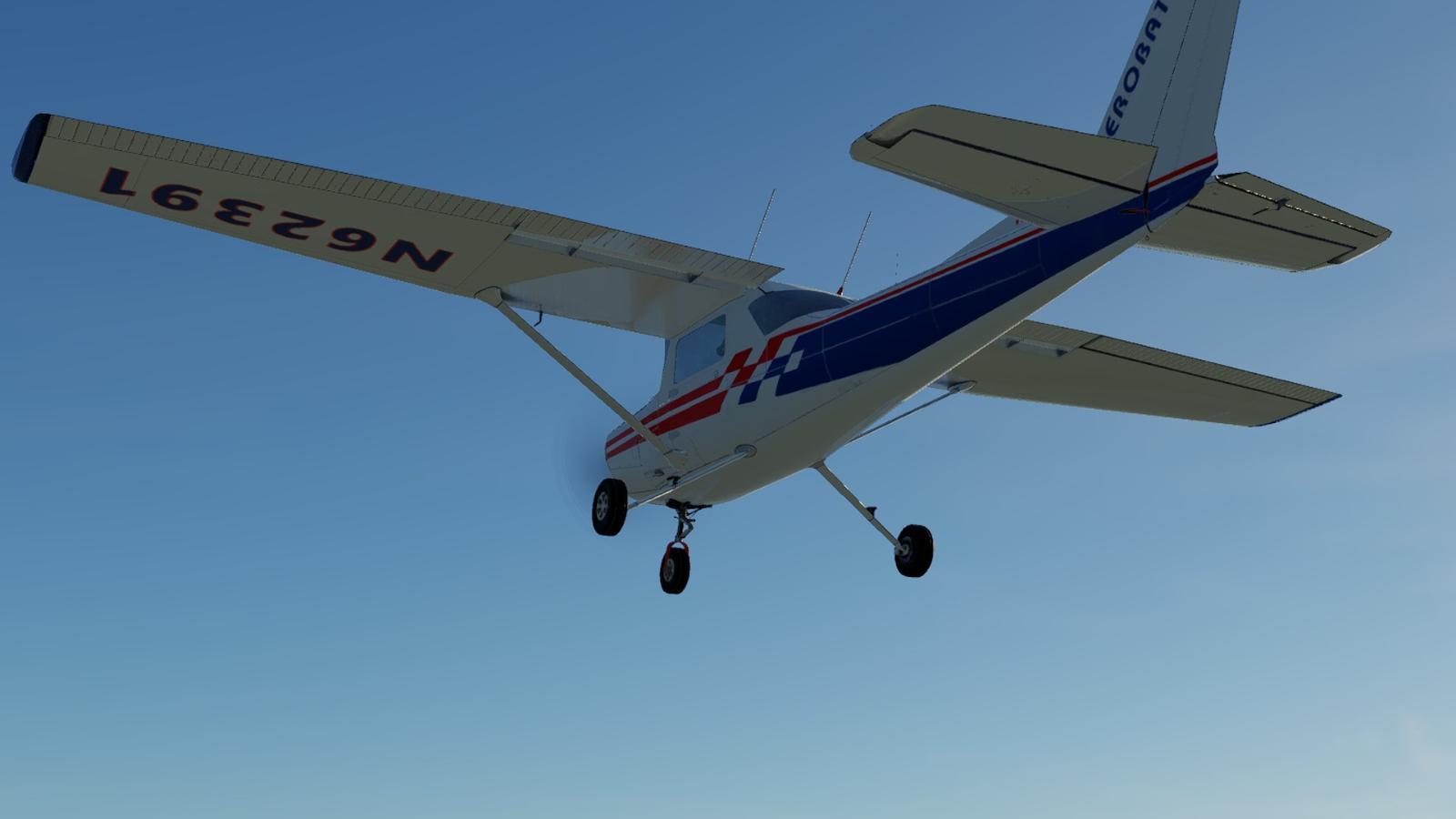 ZL Simulation: Cessna 152 Aerobat N62391 w/ overhauled textures and ...