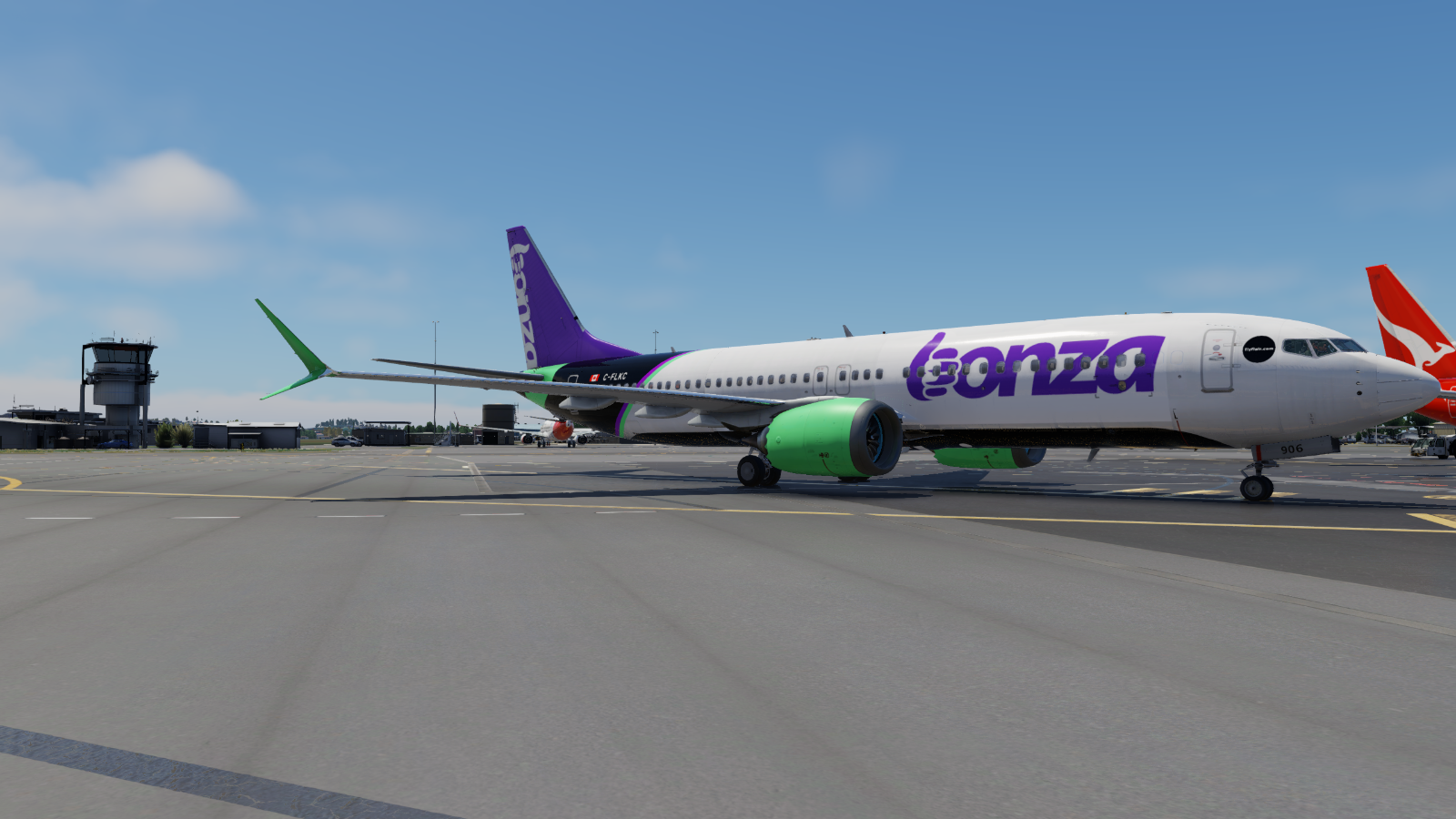 Bonza/Flair Hybrid Livery - C-FLKC - Aircraft Skins - Liveries - X ...