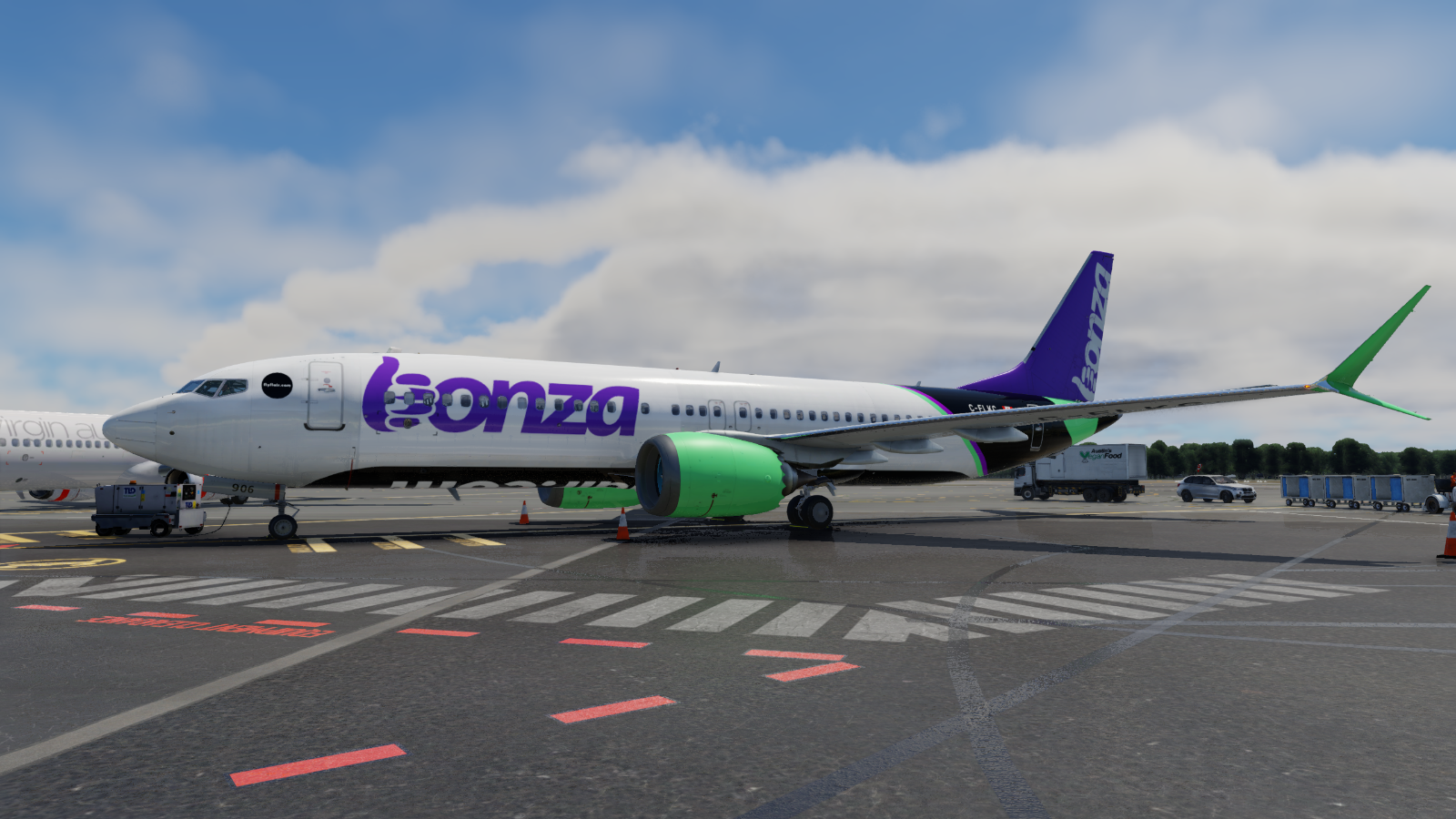 Bonza/Flair Hybrid Livery - C-FLKC - Aircraft Skins - Liveries - X ...