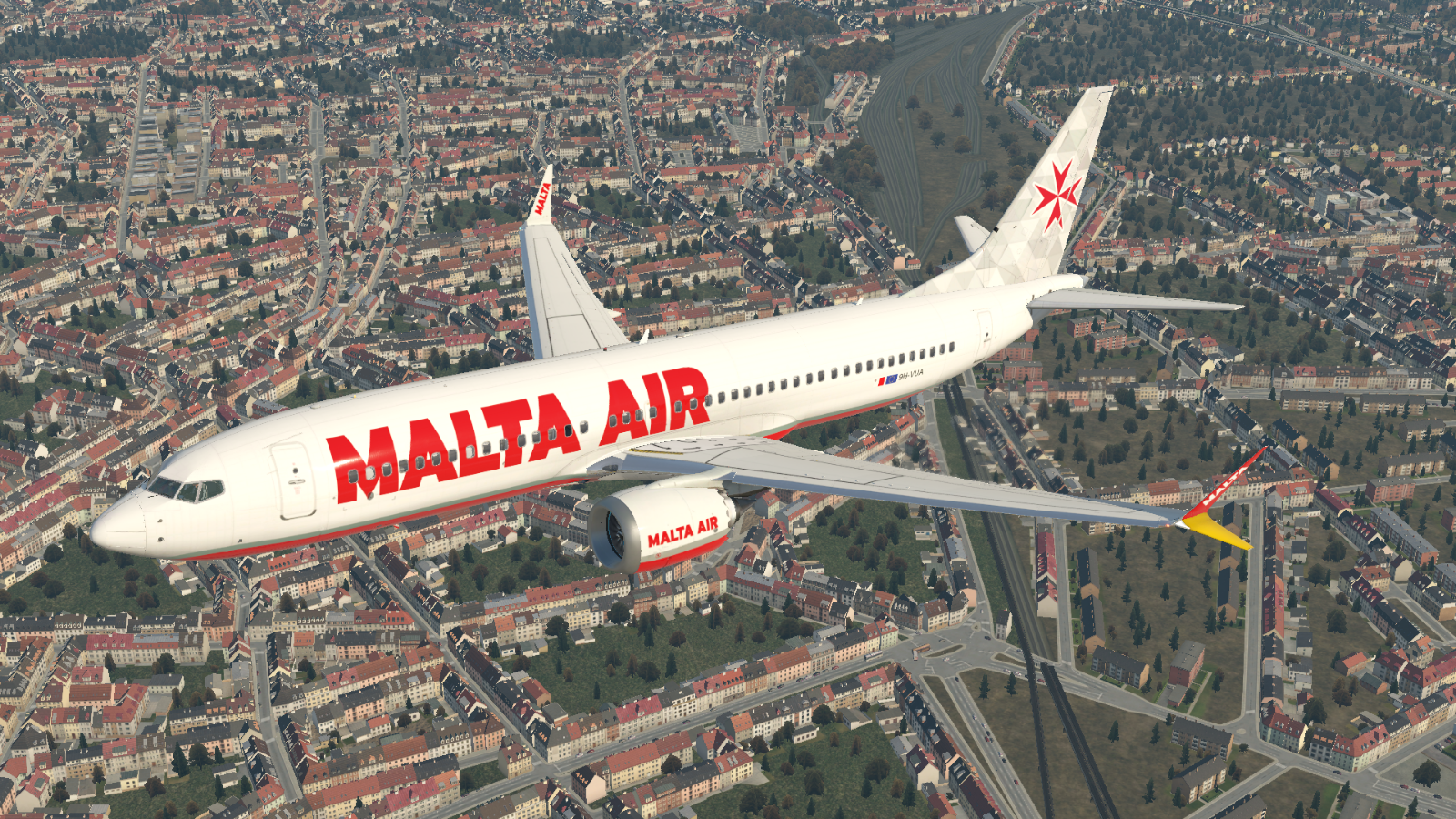 Malta air 737 8200 9H-VUA - Aircraft Skins - Liveries - X-Plane.Org Forum