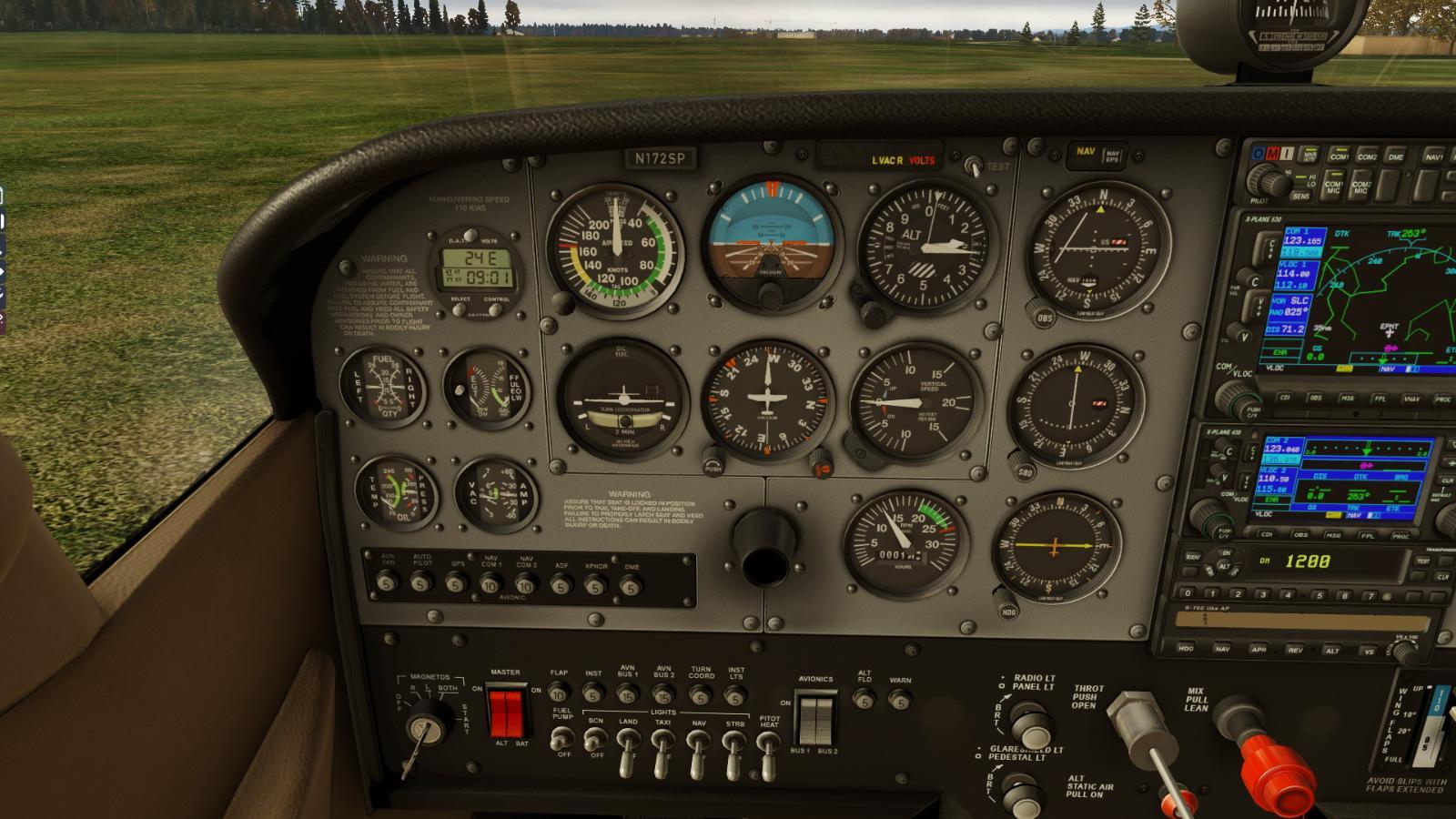 Default XP12 C172 - "L VAC R VOLTS" problem. - REP 172 - X-Plane.Org Forum