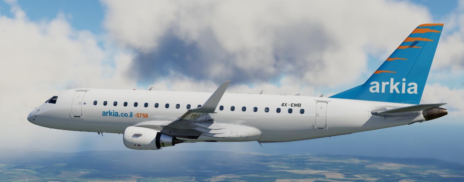 Arkia Old Livery for E-Jets Family by X-Crafts - E-Jets Family by X ...