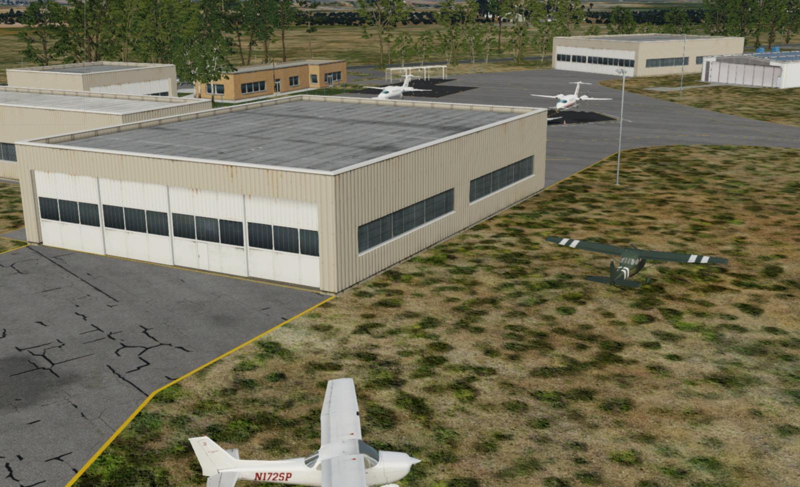Hangar walls missing when using Hangar_doors_open - Scenery Development ...