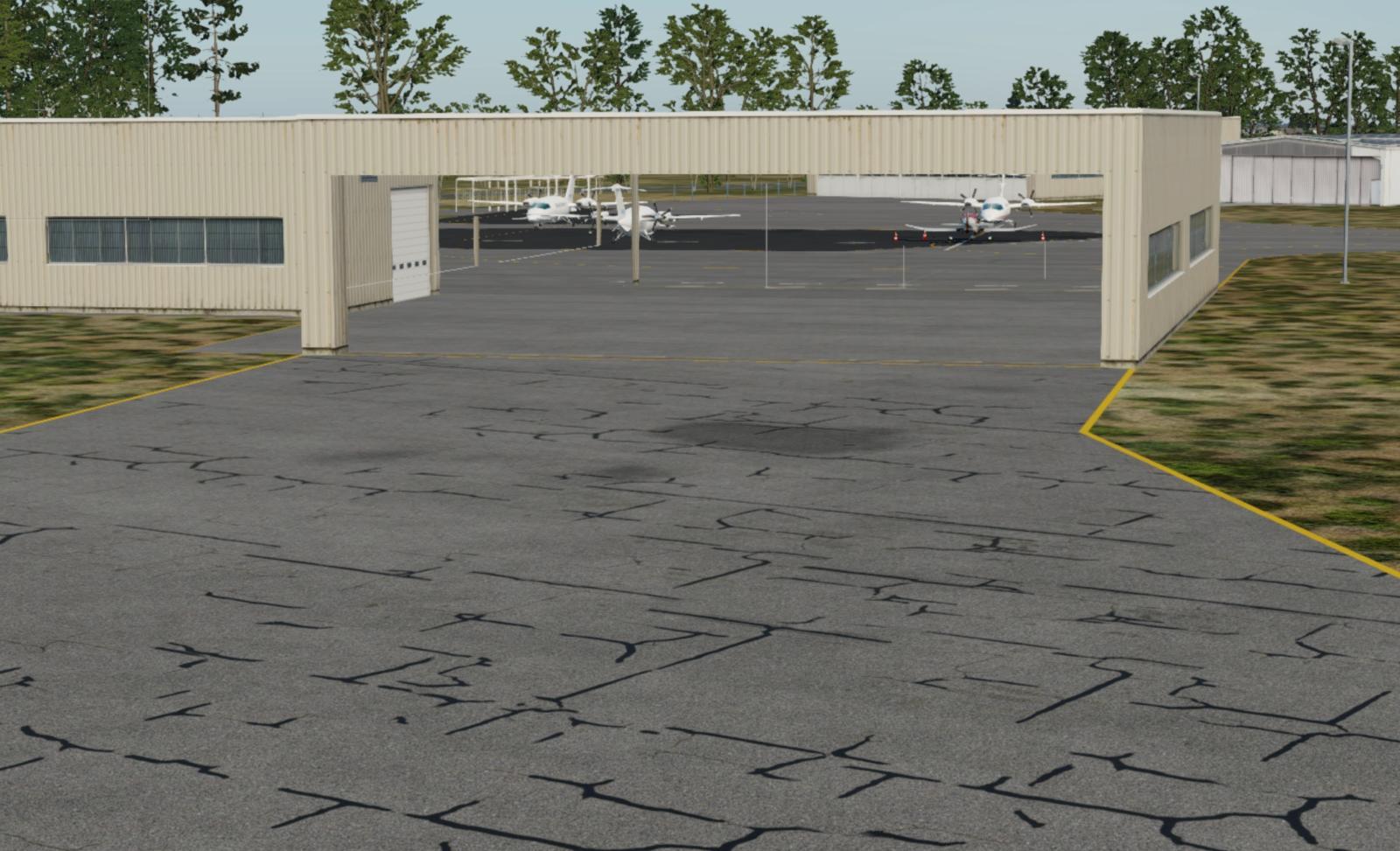 Hangar walls missing when using Hangar_doors_open - Scenery Development ...