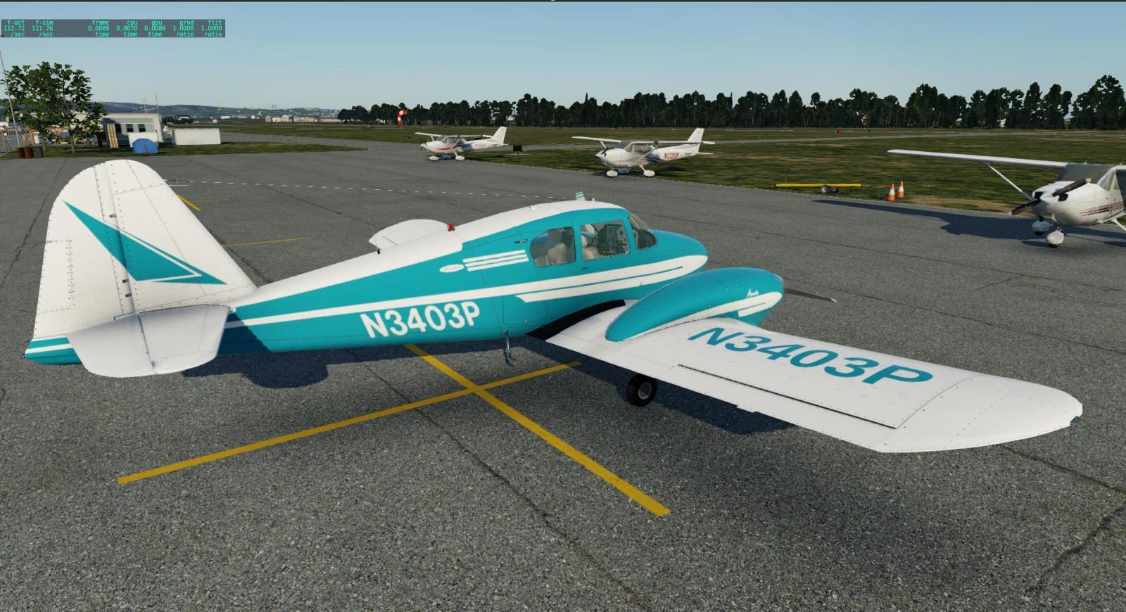 Piper PA-23 Apache v2.0 XP12 N3403P livery paint - Aircraft Skins ...