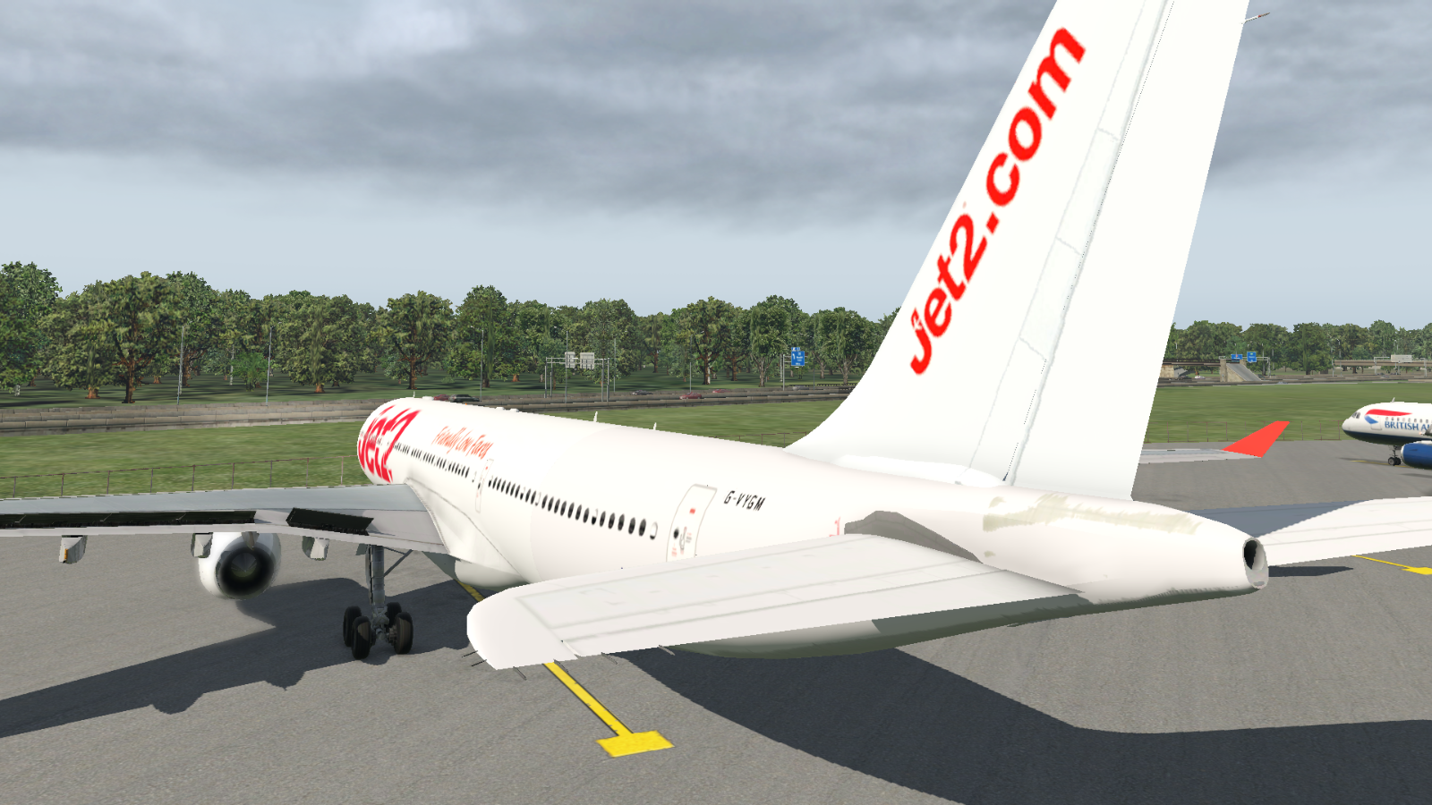 Jet2 livery for freeware A330-343 RR - Aircraft Skins - Liveries - X ...