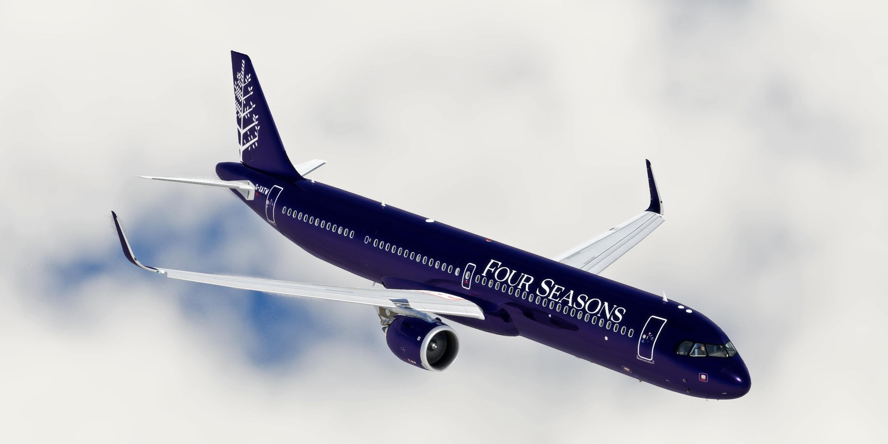 Toliss A321neo Titan Airways (Four Seasons livery - G-XATW) - Toliss ...