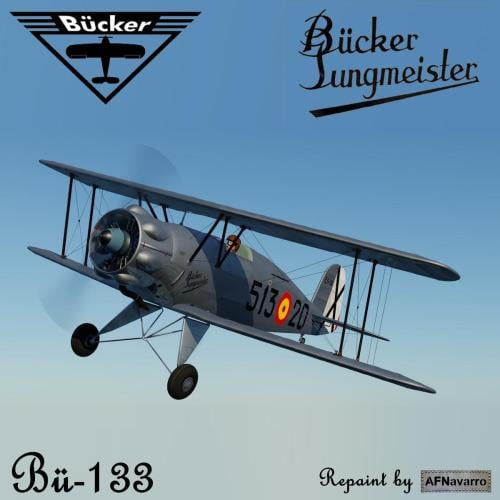 Livery Spanish Air Force for Bücker Bü-133 by Tierman68 - Aircraft ...