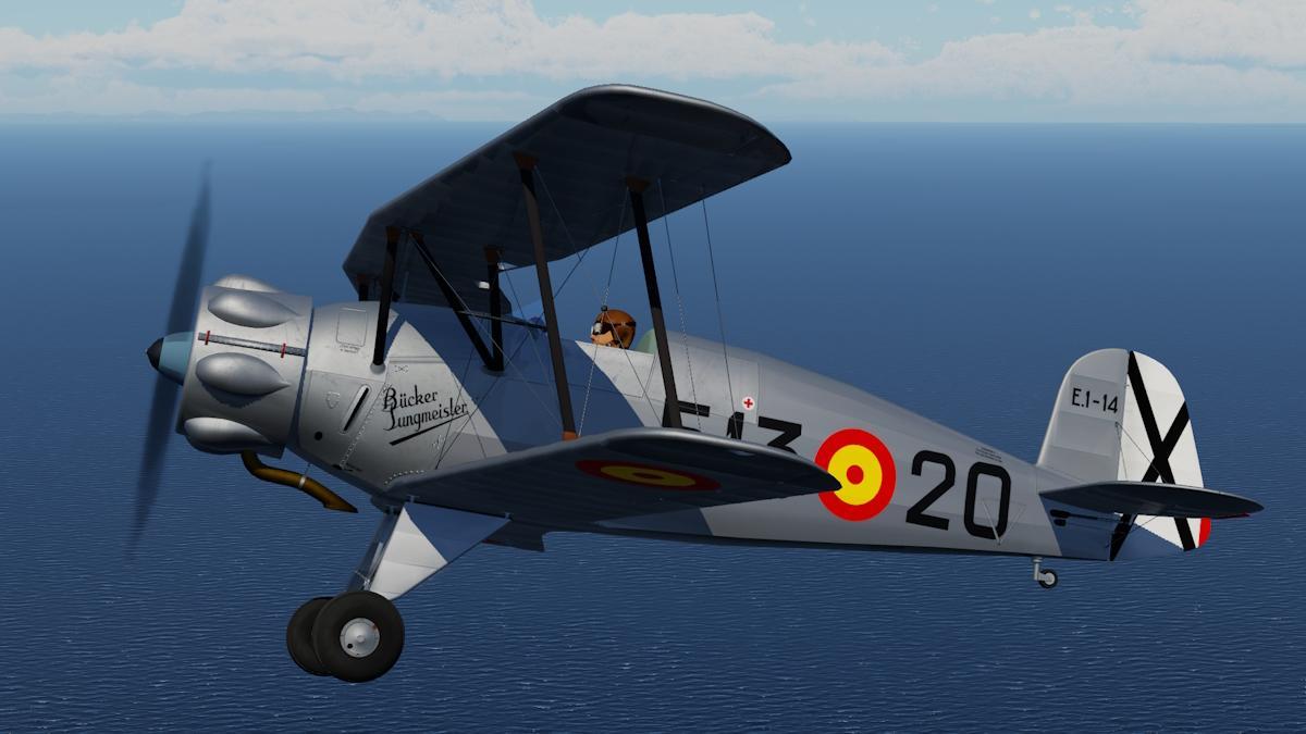 Livery Spanish Air Force for Bücker Bü-133 by Tierman68 - Aircraft ...