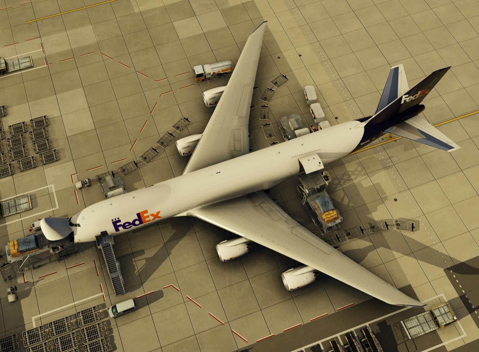 Ground Handling set for SSG B747-8F - Boeing 747-8 - X-Plane.Org Forum