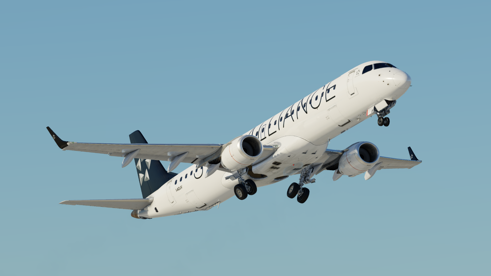 Air Dolomiti Star Alliance I-ADJV Livery for the new E-Jets E-195 by X ...