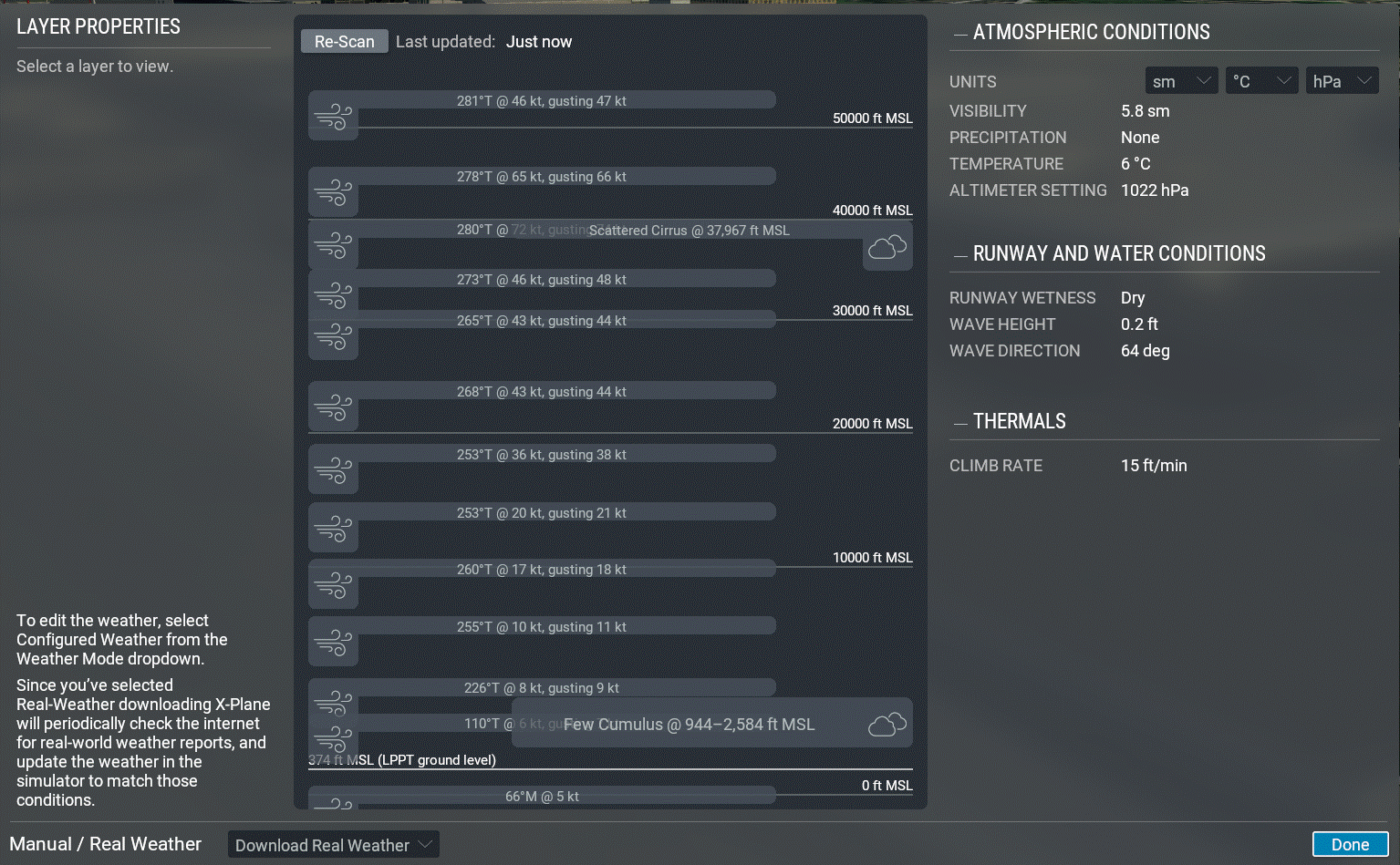 XP 12.0.8 RC-1 - LPPT LIFR shows as VFR - XP12 Weather - X-Plane.Org Forum