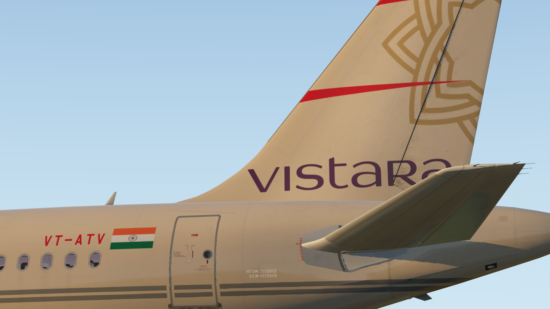 Vistara A320neo Retrojet VT-ATV - Toliss A320 - X-Plane.Org Forum