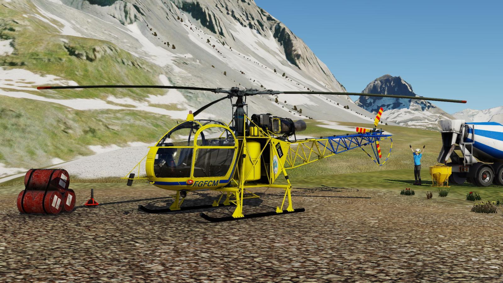 PHILIP UBBEN/KHAMSIN STUDIOS SA-315 LAMA V2.3 French liveries PACK ...