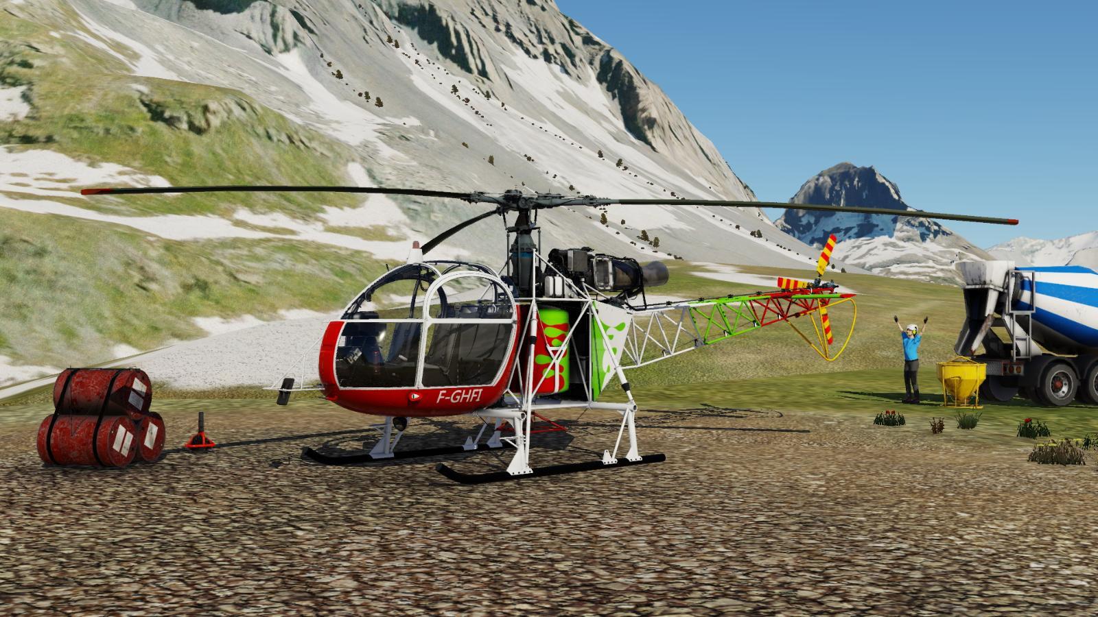 PHILIP UBBEN/KHAMSIN STUDIOS SA-315 LAMA V2.3 French liveries PACK ...