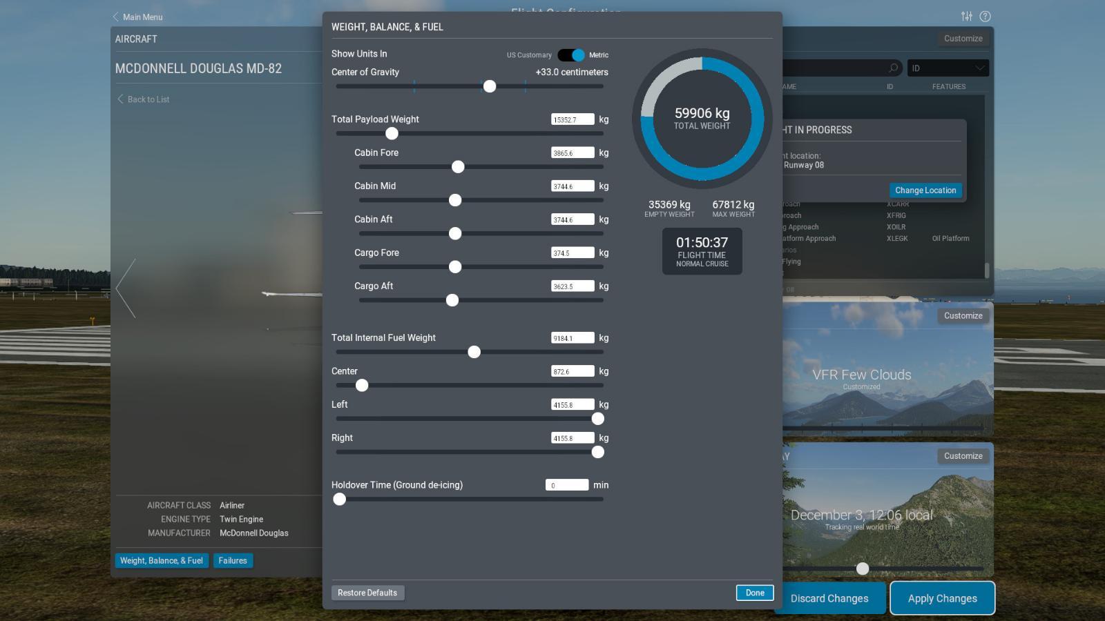 weight and balance issues. - X-Plane 12 Technical Support - X-Plane.Org ...