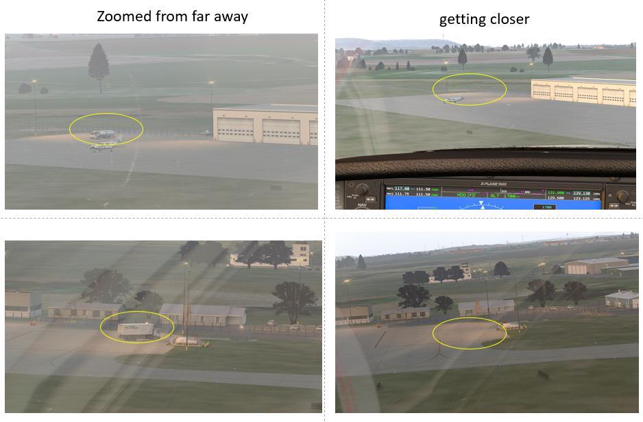 WED created ground traffic/vehicles only visible from further distance ...