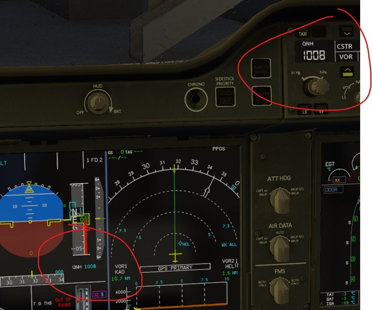 QNH values not in sync on the ff a350 - A350 by FlightFactor - X-Plane ...