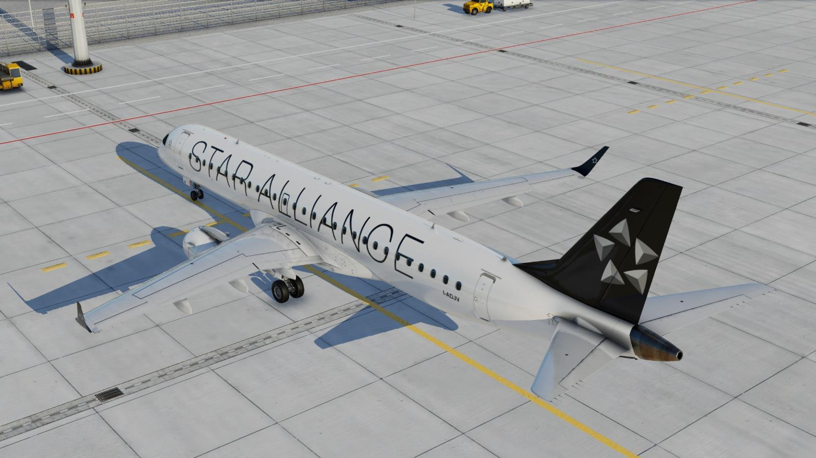 Air Dolomiti Star Alliance I-ADJV Livery for the new E-Jets E-195 by X ...