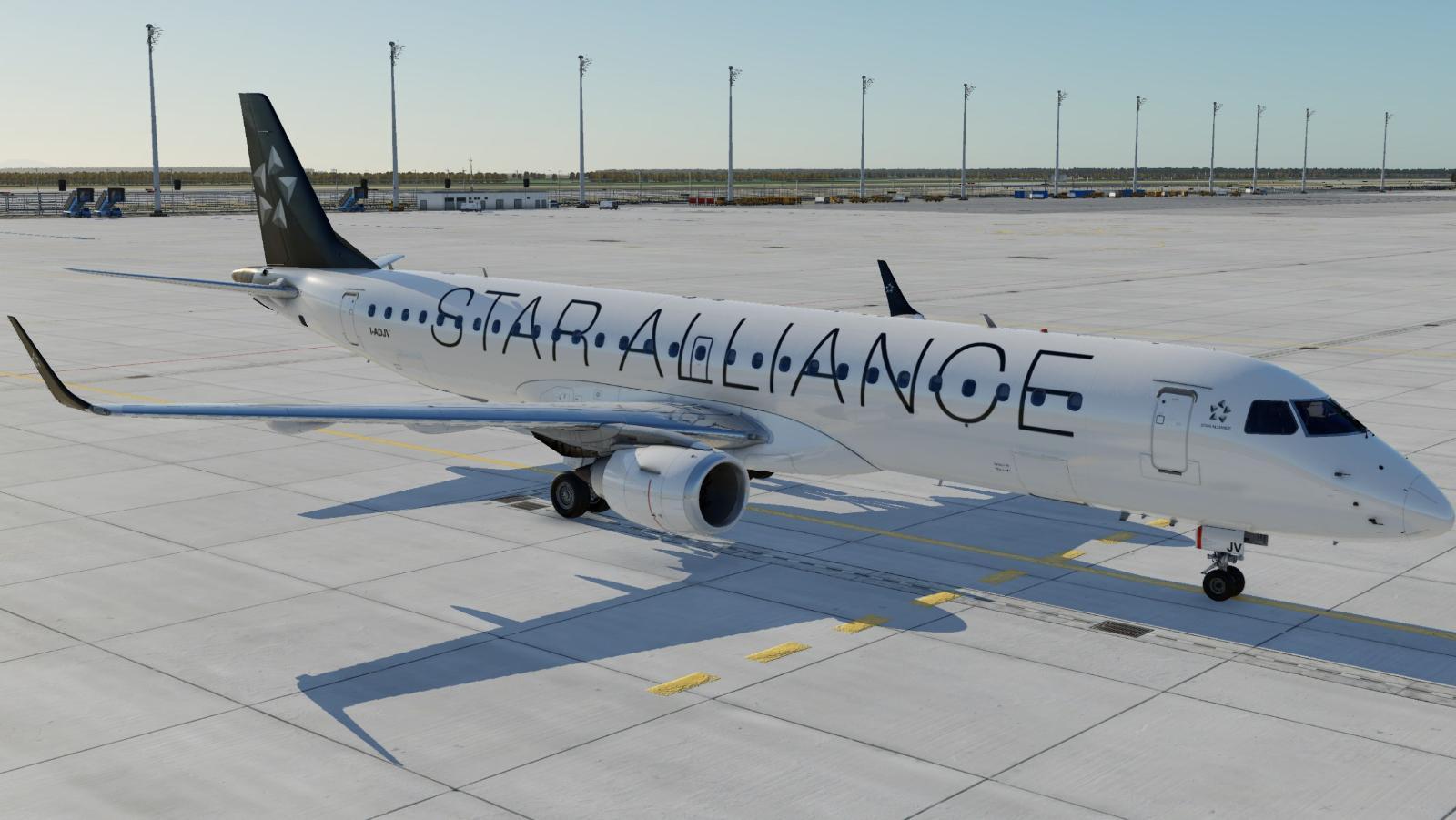 Air Dolomiti Star Alliance I-ADJV Livery for the new E-Jets E-195 by X ...