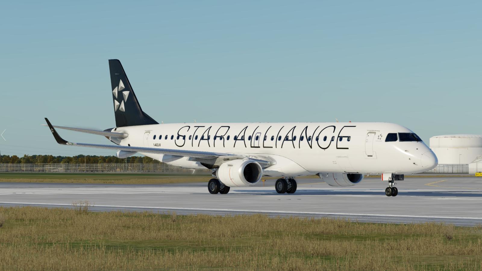 Air Dolomiti Star Alliance I-ADJV Livery for the new E-Jets E-195 by X ...