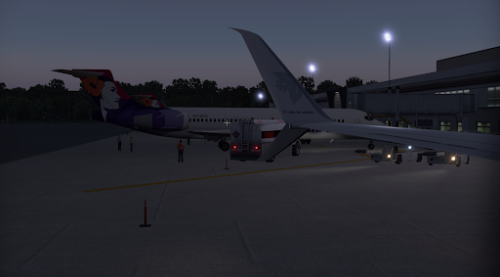 Alaska Airlines Zibo 737-800 in Hawaiian house livery - Aircraft Skins ...