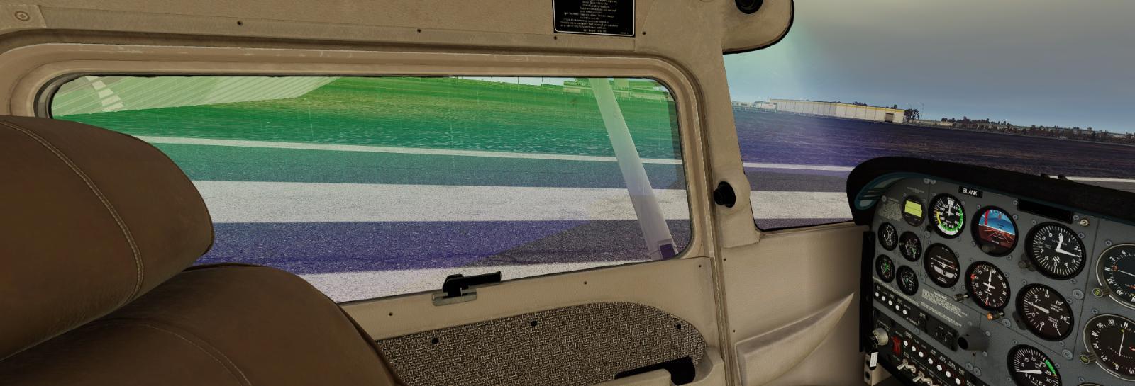Help : How to get a clear cockpit glass / windshield? - C172 NG DIGITAL ...