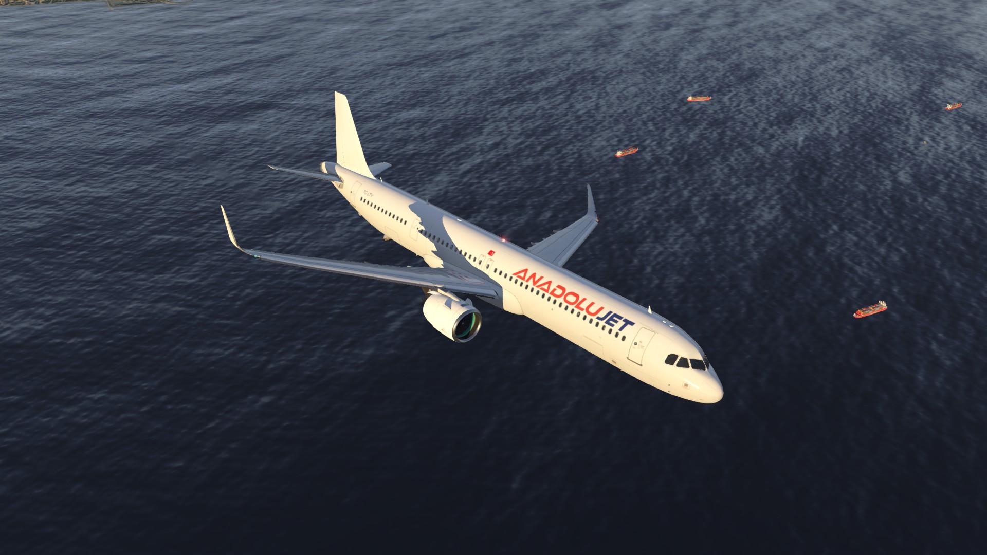 Toliss A321neo AnadoluJet White livery TC-LTY [NEO] - Toliss A321 - X ...