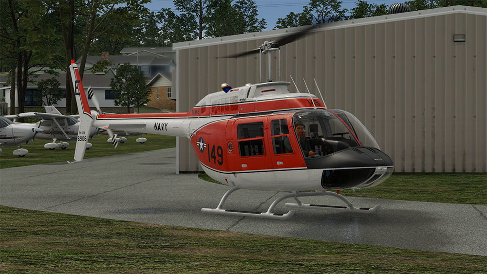 TH-57B Navy 149 for Cowansim Bell 206B3 - CowanSim Liveries - X-Plane ...