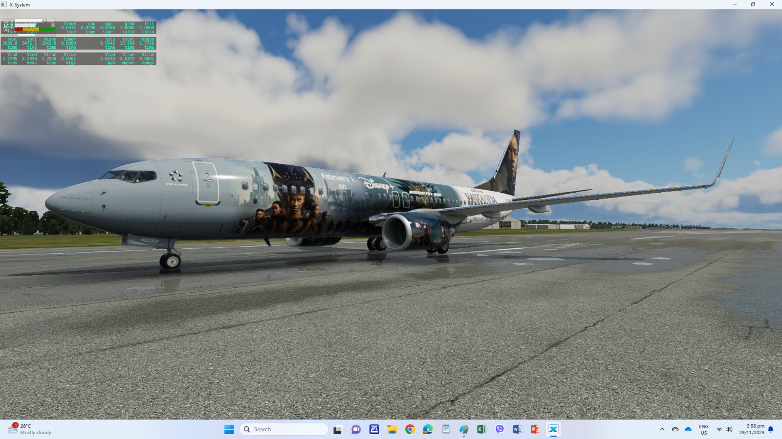 Black Panther: Wakanda Forever Laminar Boeing 737-800 for X-Plane 11 ...