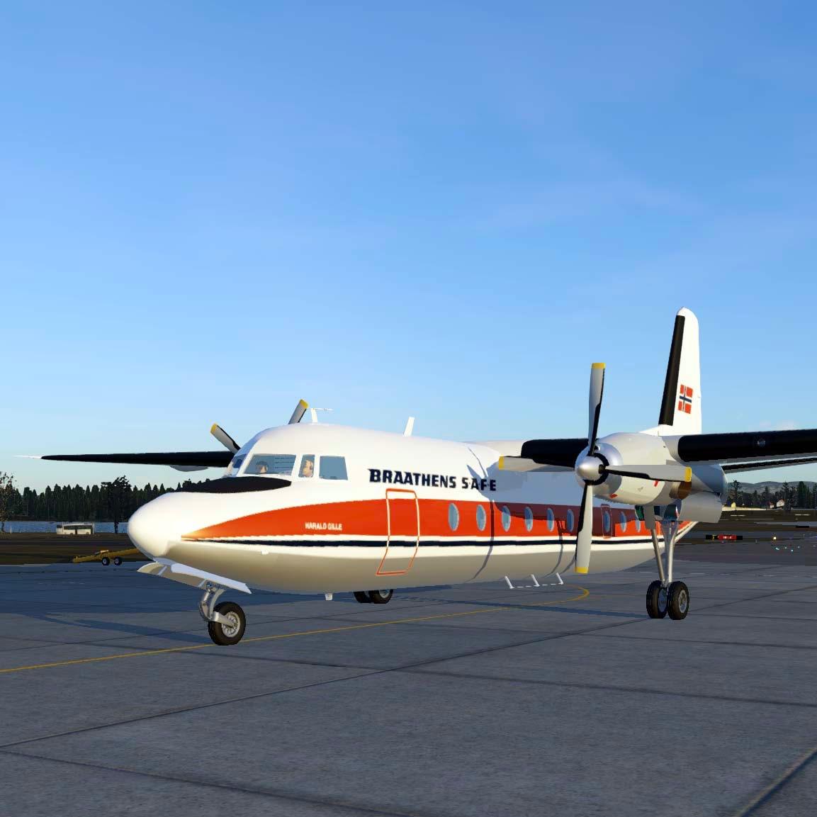 Braathens SAFE F27 - Aircraft Skins - Liveries - X-Plane.Org Forum