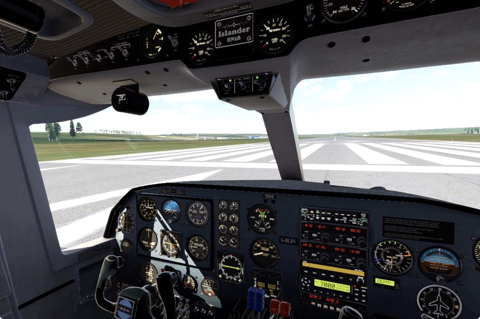 Loganair G-BLVD Livery for Thranda Islander. - BN-2A Islander XP12 - X ...