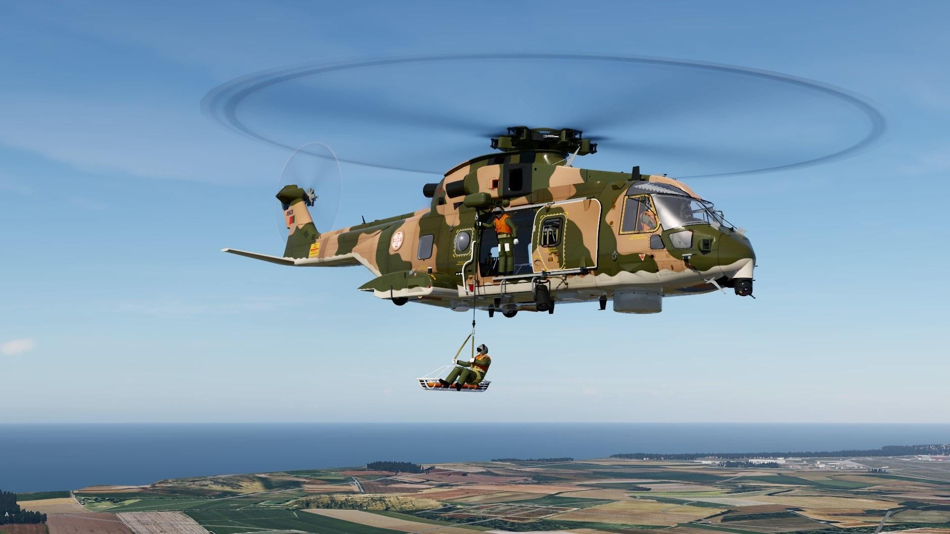 AW101 Merlin XP12 with In-flight refueling - Helicopters - Rotorcraft ...