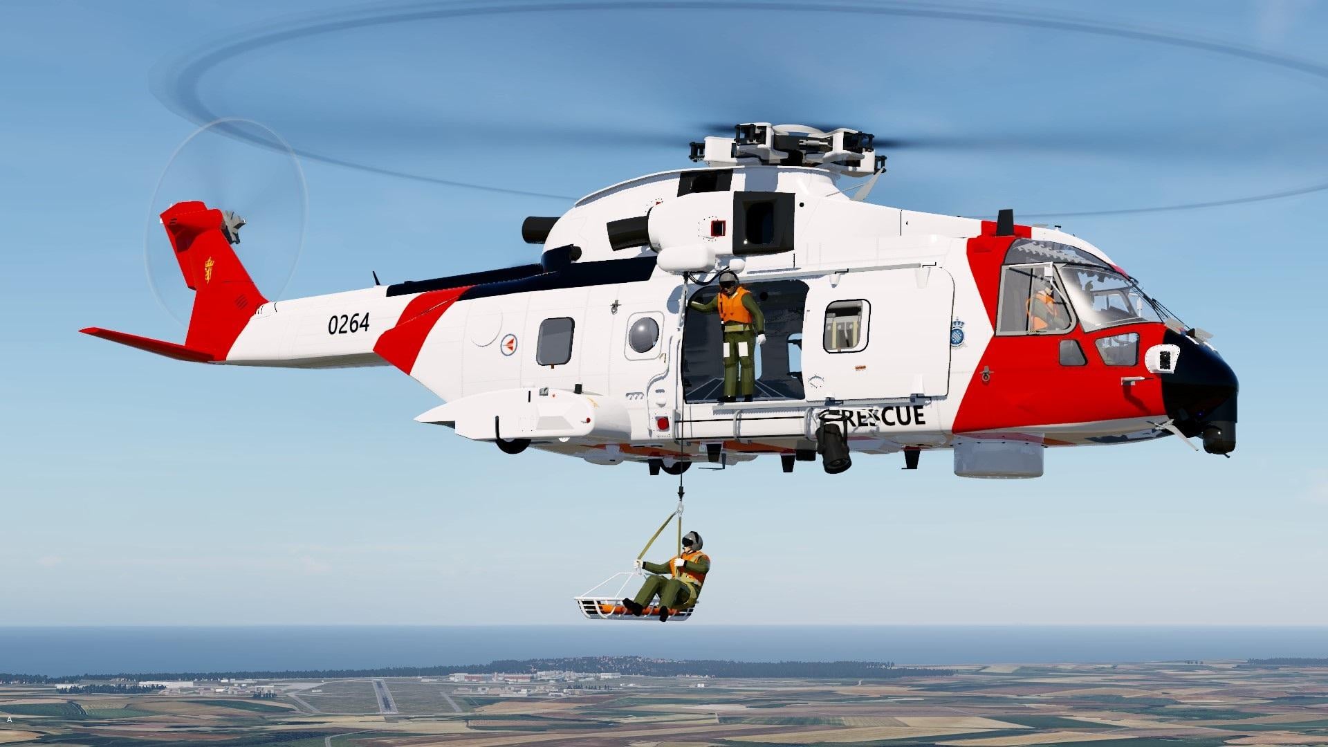 AW101 Merlin XP12 with In-flight refueling - Helicopters - Rotorcraft ...