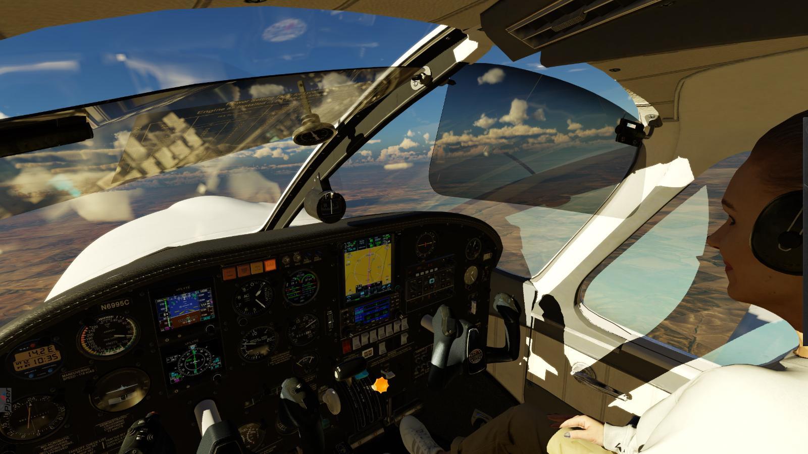 Piper PA28R Arrow III G5 - E1000 XP12 & Reality GTN 750 - Piper PA28 ...